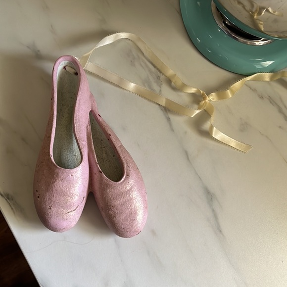 Anthropologie | Art | Vintage Ceramic Hanging Ballerina Slippers | Poshmark